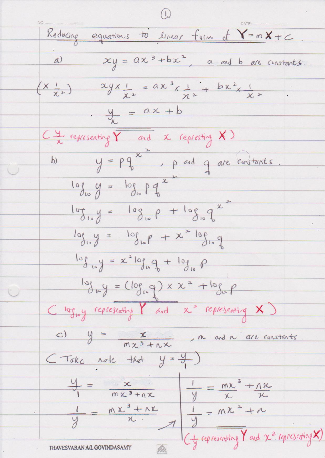 Form 5 | Add Maths Tuition - 012-229-0552